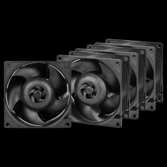 Arctic S8038-10K Case Fan με Χωρίς Led Φωτισμό και Σύνδεση 4-Pin Molex ...