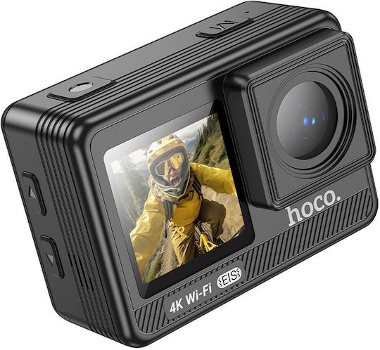 Hoco DV102 Action Camera 4K Ultra HD Υποβρύχια και Wi-Fi Μαύρη | Skroutz.gr