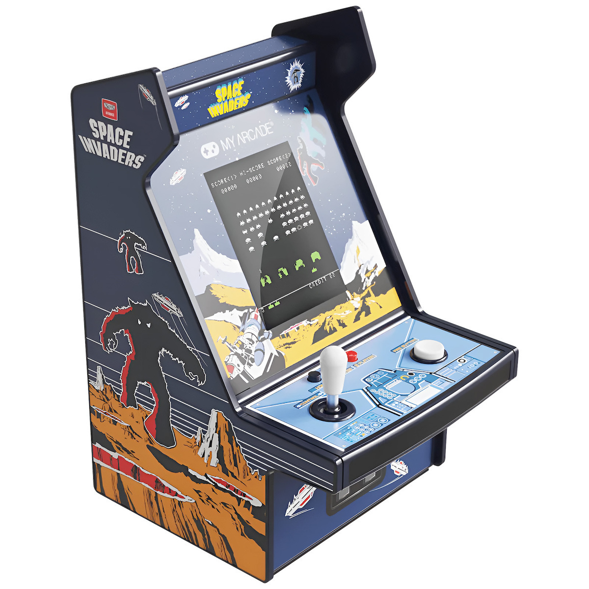 My Arcade Mini Space Invaders Arcade Game Console Retrogaming Portable ...