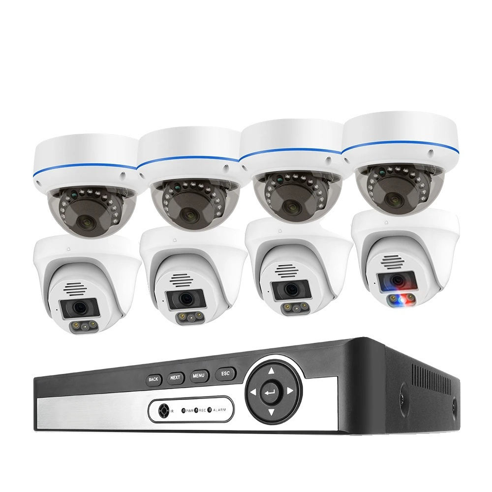 Misecu Security Camera System 8ch Nvr Ai Human Detection Hd Color Night ...