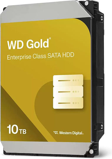 Western Digital Gold Enterprise Class 10TB HDD Σκληρός Δίσκος 3.5" SATA ...