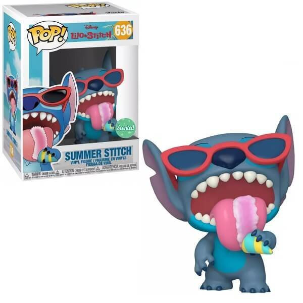 Funko Pop Disney Lilo & Stitch Summer Stitch Scented 636 Vinyl Figure ...