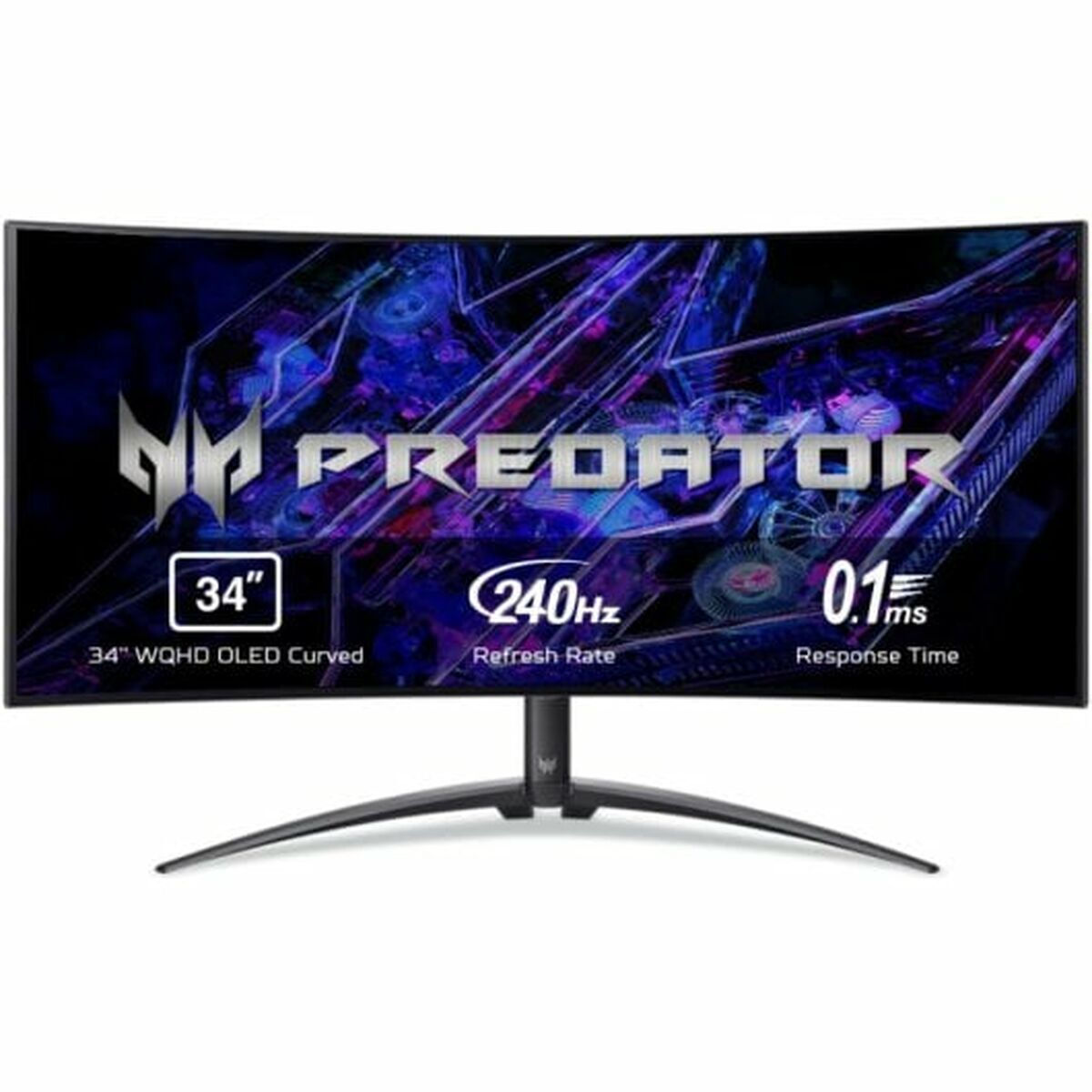 Acer Predator X34Xbmiiphuzx OLED HDR Gaming Monitor 34" 3440x1400 240Hz ...
