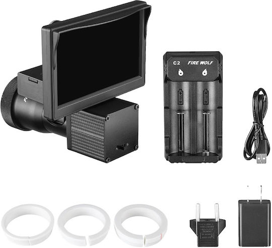 Night Vision Scope 50 Inch Display Infrared Illuminator Charger ...