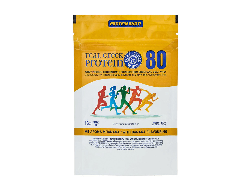 Real Greek Dairies Protein Shot Proteină din Zer cu Aromă de Banană ...