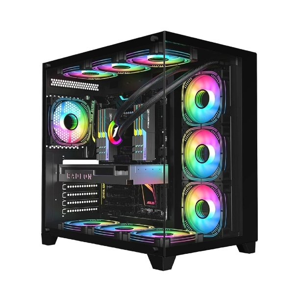 Vengeance Gotham-V40 Gaming Desktop PC (Ryzen 7-5700X/32GB DDR4/1TB SSD/GeForce RTX 4060/Fără OS ...