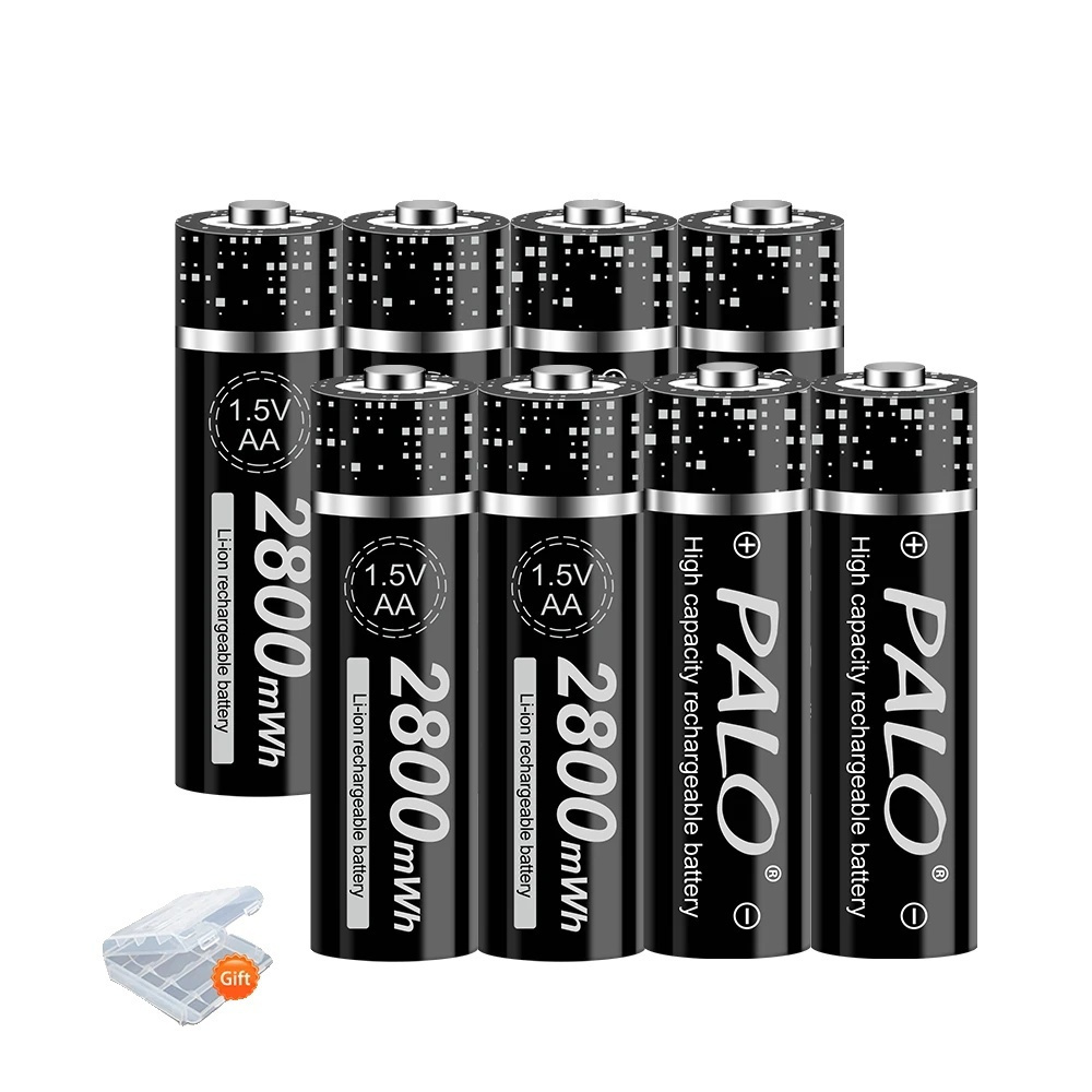 Rechargeable Aa Lithium Ion Battery 2800mwh Capacity Ideal Toys Remote ...