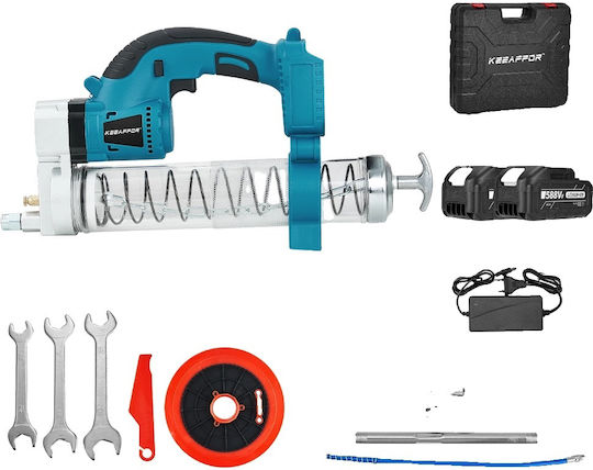 Electric Grease Gun Dual Battery System High Pressure Lubrication 2 ...