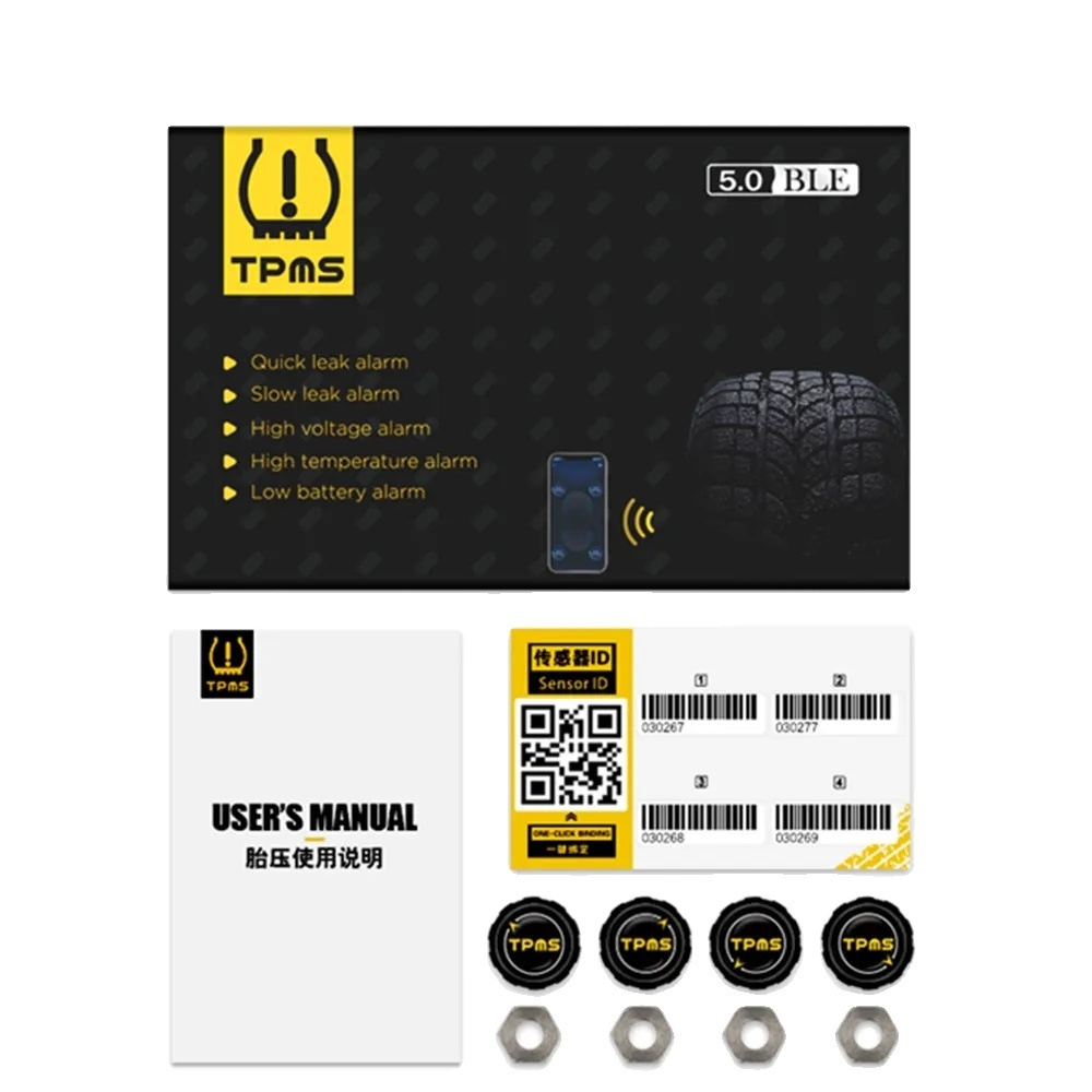 Tpms Bluetooth 50 Internal External Sensor Android Ios Mobile App ...