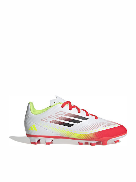 adidas Ghete de Fotbal pentru Copii F50 Club cu Crampoane Albe IE1309 ...