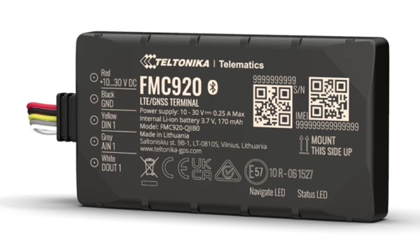 Teltonika GPS Tracker FMC920 Bluetooth / GNSS / GPRS / GSM / Glonass ...