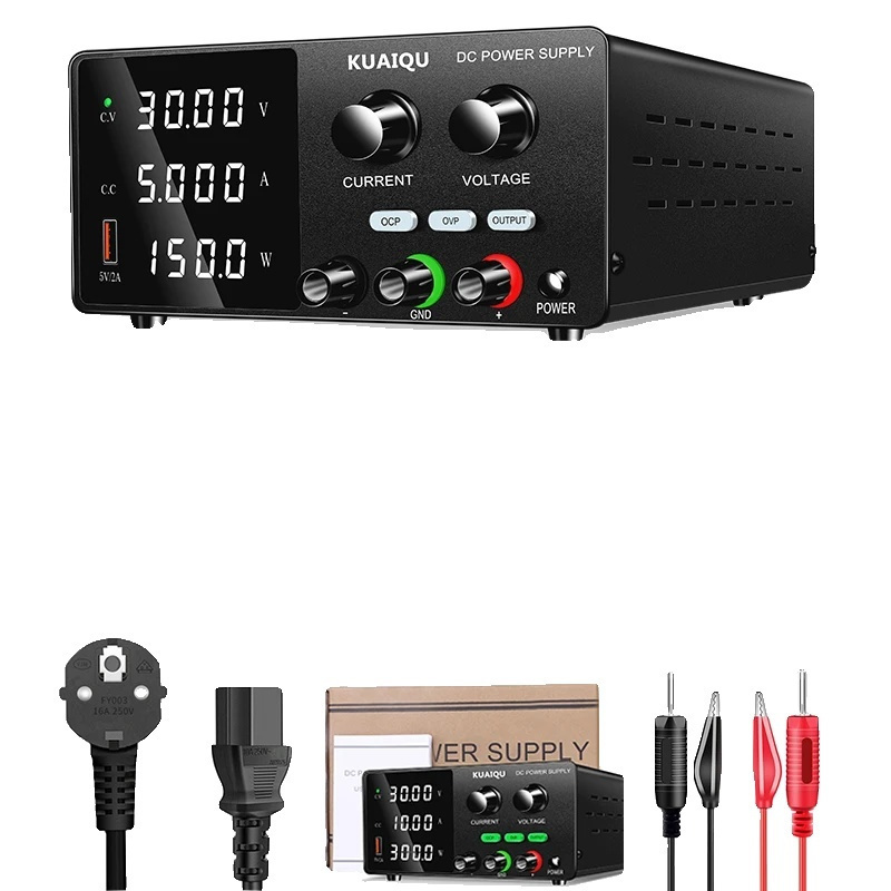 Dc Power Supply 30v 10a Output Usb Charging Multiple Protections 30v5a ...