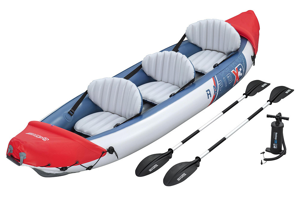 Bestway Hydro-force Rapid 65132 Πλαστικό Kayak Θαλάσσης 3 Ατόμων Πολύχρωμο | Skroutz.gr