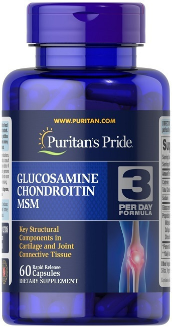 Puritan's Pride Glucosamine Chondroitin MSM Συμπλήρωμα για την Υγεία ...