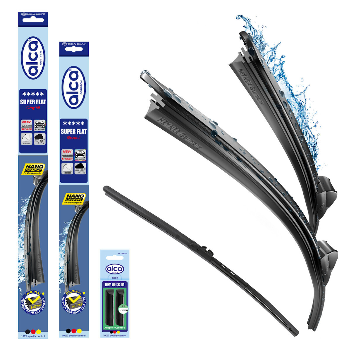 Alca Wiper Set Rear Wiper Suitable Denza D9 08.2022 01.2025 Super Flat ...