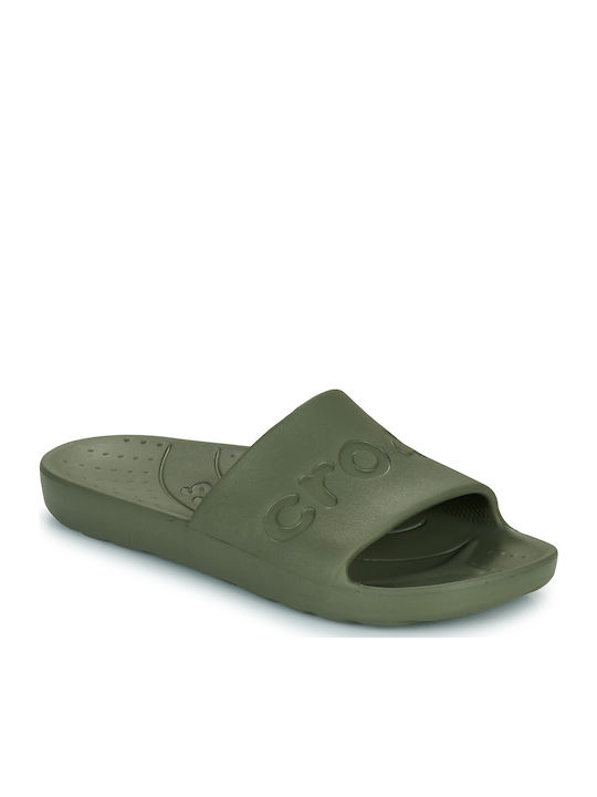 Crocs Ανδρικά Slides Χακί 210088-309 | Skroutz.gr