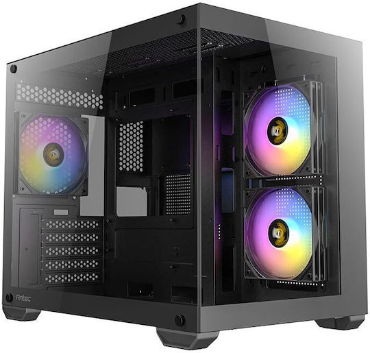 Antec CX600M ARGB Gaming Mini Tower Κουτί Υπολογιστή με Πλαϊνό Παράθυρο ...