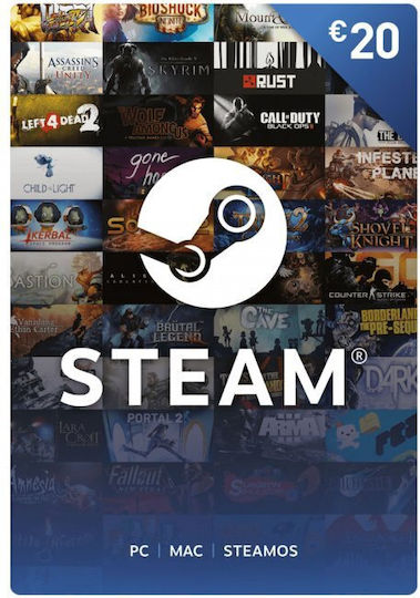 Steam Prepaid Card 20€ για PC | Skroutz.gr