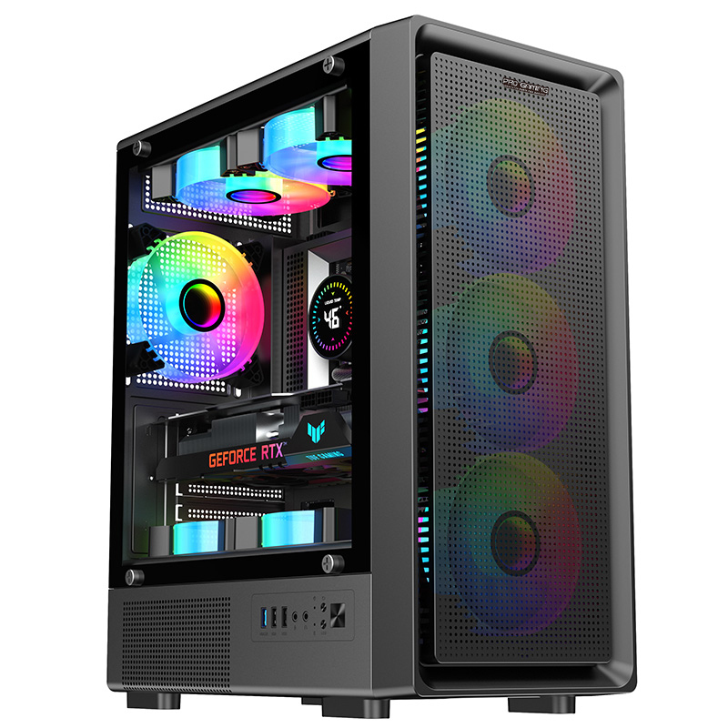 ProGaming VISION Gaming Midi Tower Κουτί Υπολογιστή με Πλαϊνό Παράθυρο ...