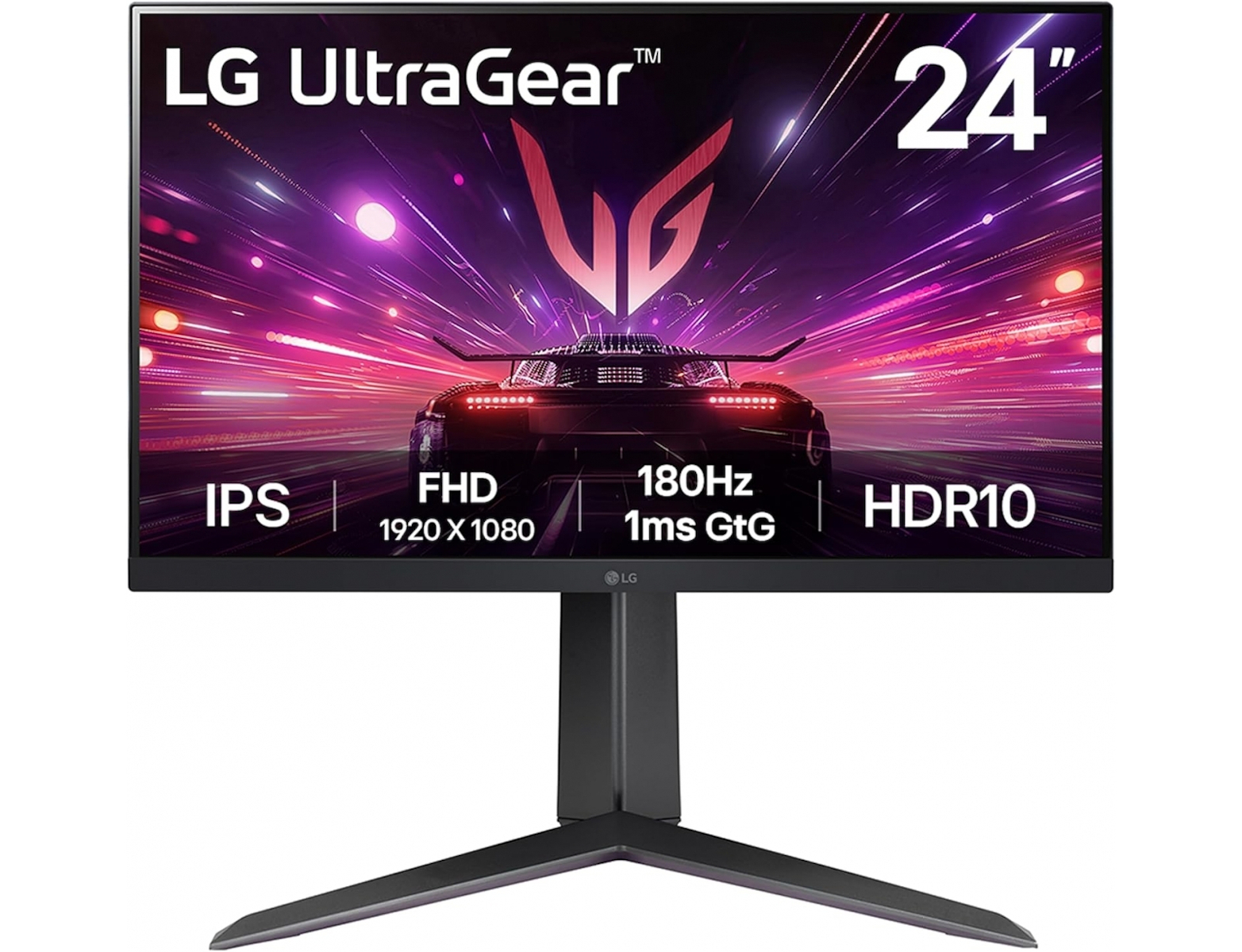 LG Ultragear 24GS65F-B IPS HDR Gaming Monitor 23.8" FHD 1920x1080 180Hz ...