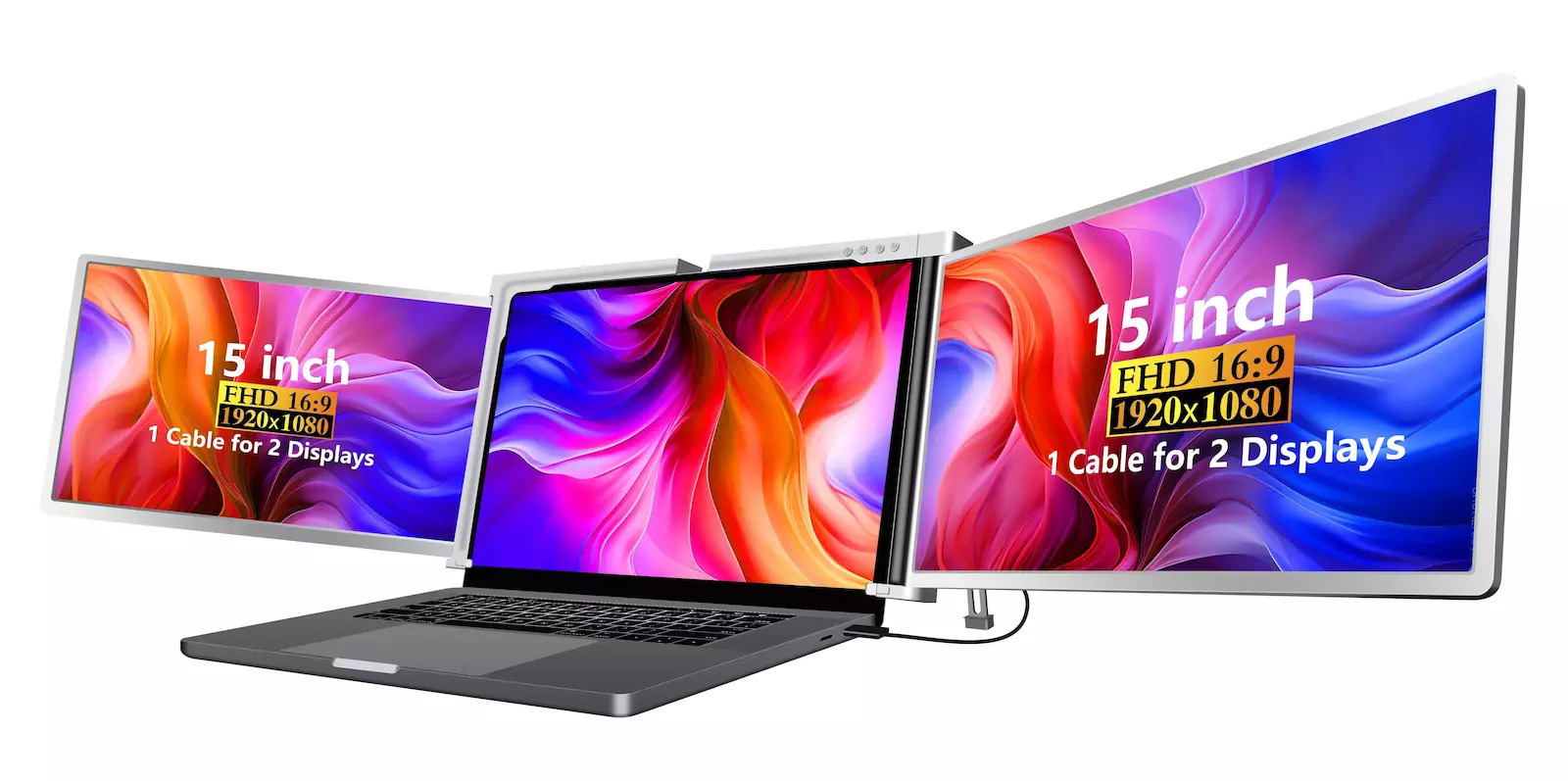 Extralink S600 15" Full Hd Ips Dual Screen Monitor Laptop | Skroutz.gr