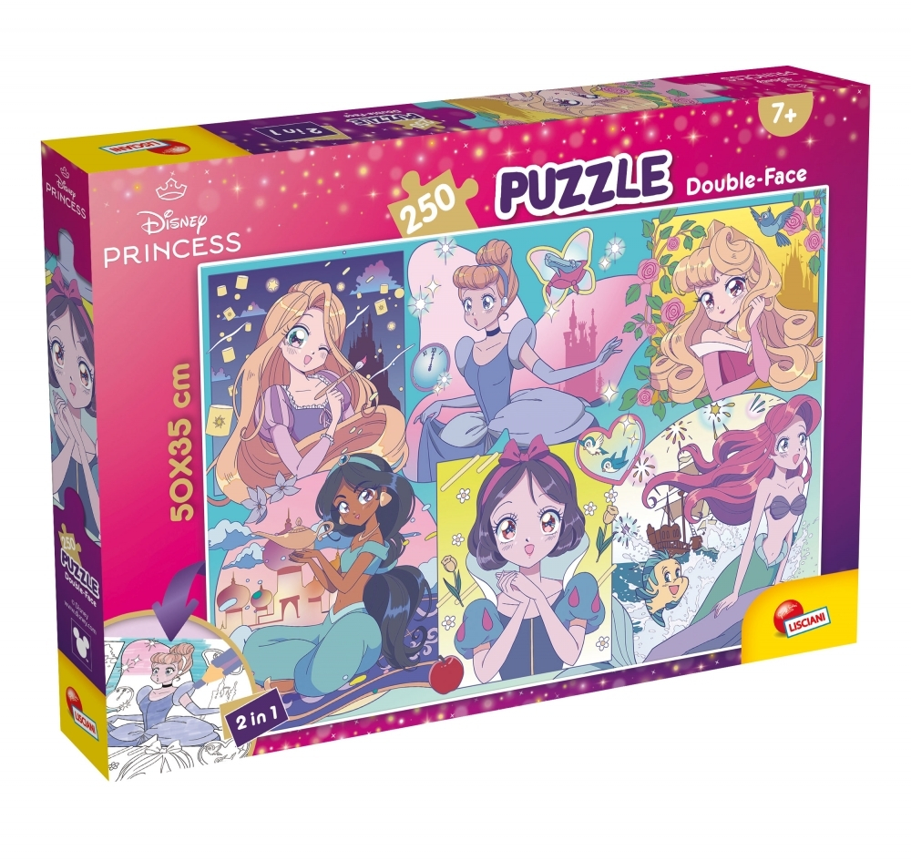 Puzzle Lisciani Manga Princesses Double-sided Puzzle 250 Pieces ...