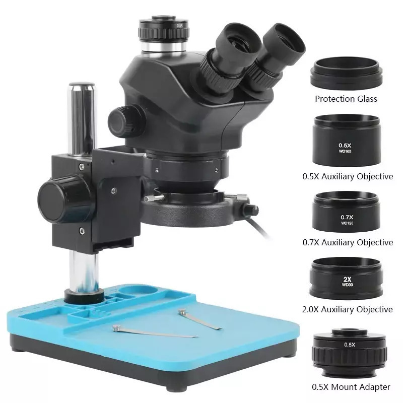 Trinocular Stereo Microscope 48mp Sensor 3.5-100x Magnification None ...