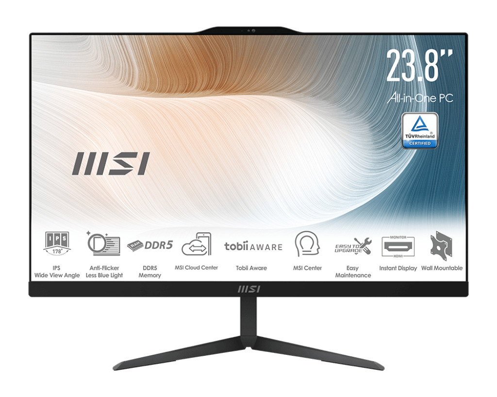 MSI AIO Modern AM242 1M-1219EU 27" (5-120U/8GB/512GB SSD/W11 Pro ...