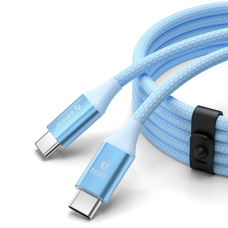 Orico USB 2.0 Cable USB-C male - USB-C 100W Μπλε 1m | Skroutz.gr