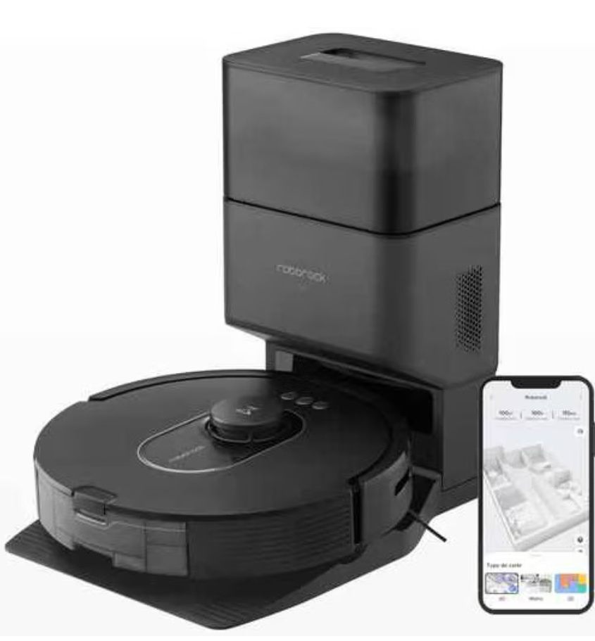 Roborock Q5 MAX Plus Robot Vacuum with Mapping and Wi-Fi Black | Skroutz.eu