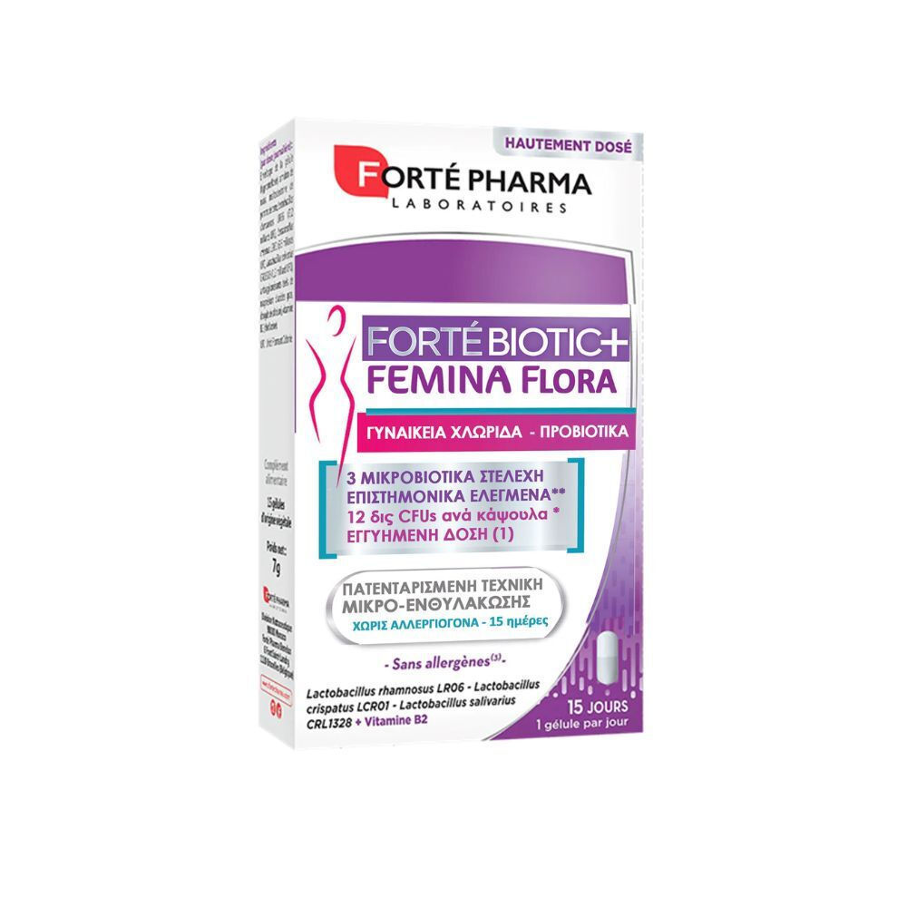 Forte Pharma ForteBiotic Femina Flora Προβιοτικά 15 κάψουλες | Skroutz.gr