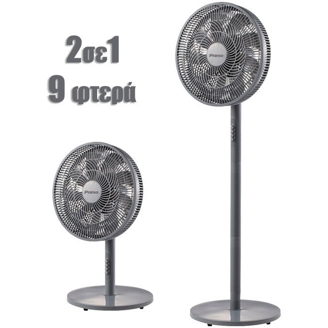 Primo Prsf-80647 800647 Ανεμιστήρας Ορθοστάτης 2 σε 1 50W Διαμέτρου 40 ...