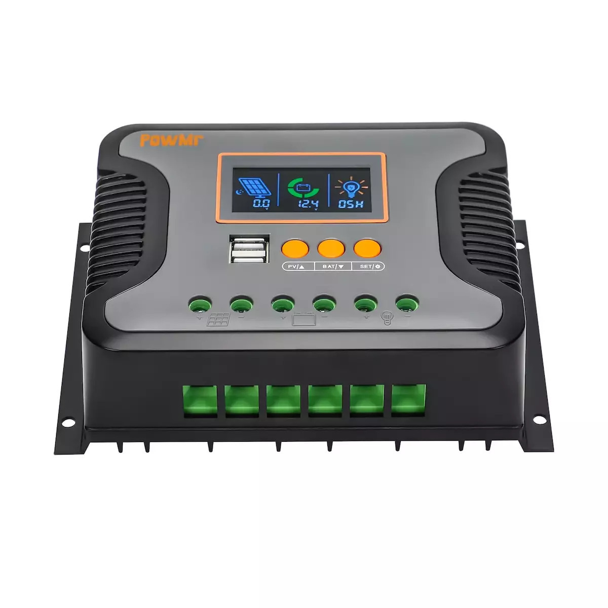 Powmr Pwm Solar Charge Controller Maximum Current 30a 60a 80a Flexible ...