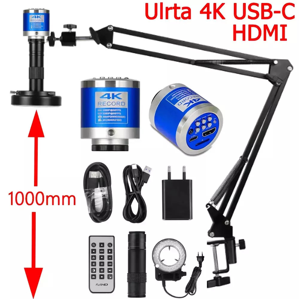 4k Electronic Microscope 48mp Resolution Metal Construction 4k 48mp ...