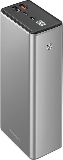 Proove Metalskin Power Bank 30000mAh 65W με 2 Θύρες USB-A και Θύρα USB ...
