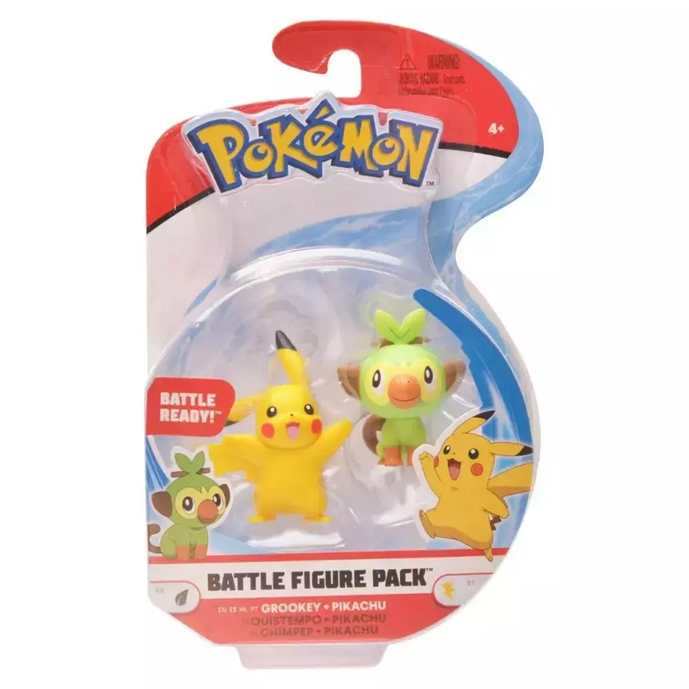 Jazwares Παιχνίδι Μινιατούρα Pikachu And Grookey Pokemon 7εκ. | Skroutz ...