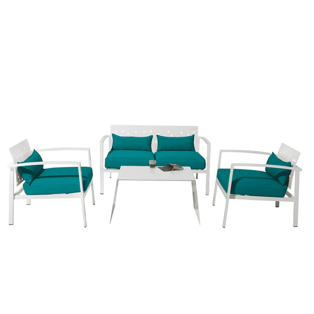 Σετ Σαλονιού Εξωτερικού Χώρου Αλουμινίου 4τμχ 3591 | Skroutz.gr