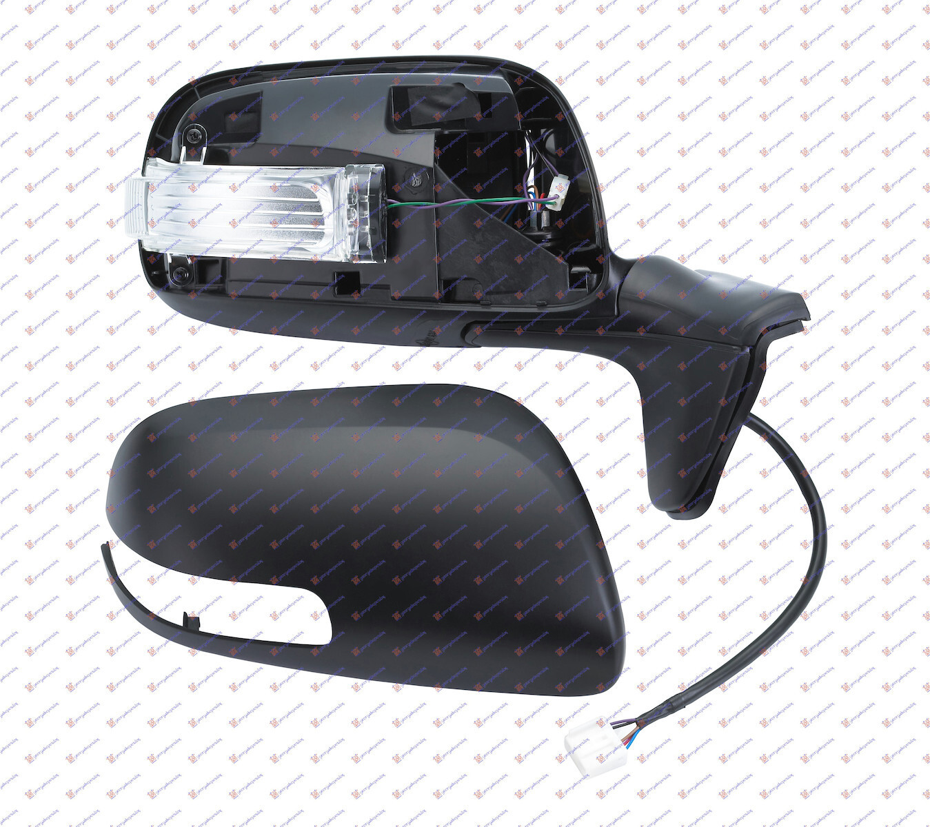 Καθρέφτης Ηλεκτρικός Ηλεκτρικός Αναδιπλούμενος Βαφόμενος Μ Φλα Convex ...