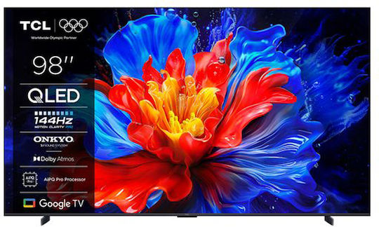 TCL Smart Τηλεόραση 98" 4K UHD QLED P8K HDR (2025) 98P8K | Skroutz.gr