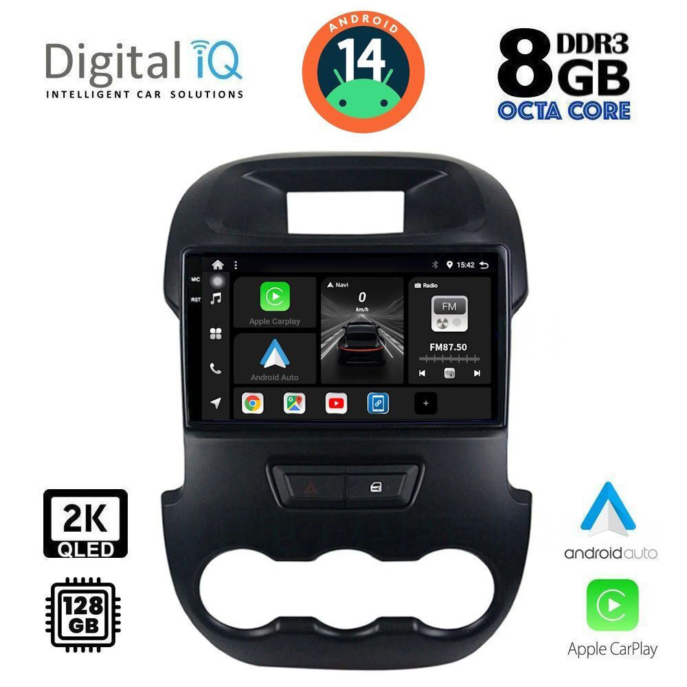 Digital IQ Ηχοσύστημα Αυτοκινήτου για Ford Ranger 2011-2015 (Bluetooth ...