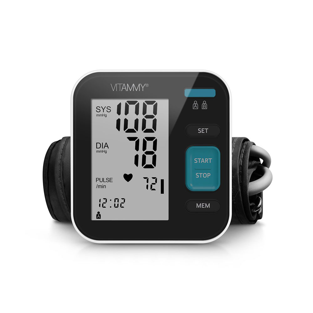 Vitammy Next 5 Basic Electronic Arm Blood Pressure Monitor Usb Port ...