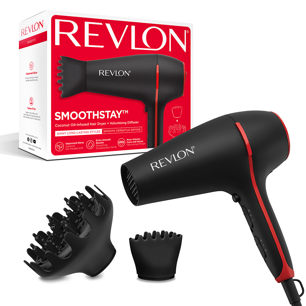 Revlon Smoothstay Ionic Πιστολάκι Μαλλιών με Φυσούνα 2000W | Skroutz.gr