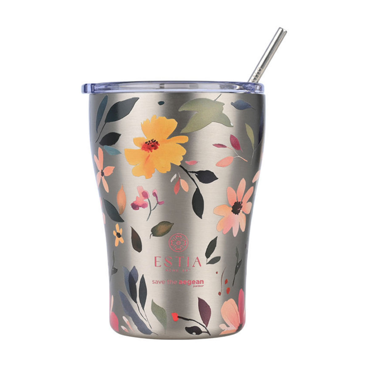 Estia Coffee Mug Save The Aegean Ανακυκλώσιμο Ποτήρι Θερμός Ανοξείδωτο ...