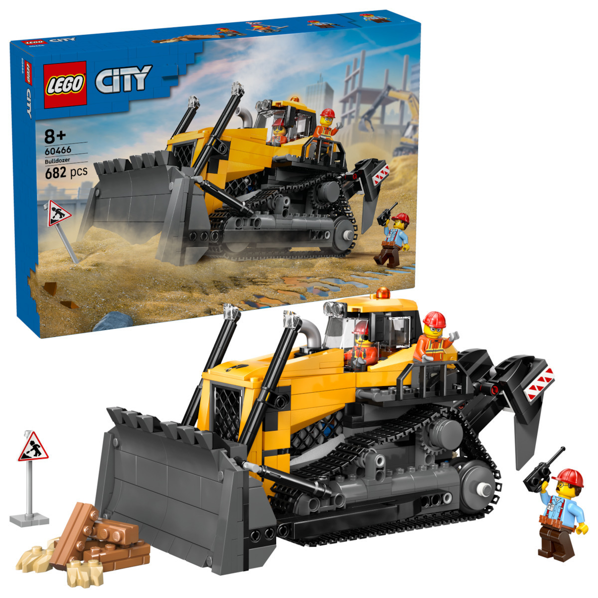 Lego City Yellow Bulldozer για 8+ Ετών 682τμχ 60466 | Skroutz.gr