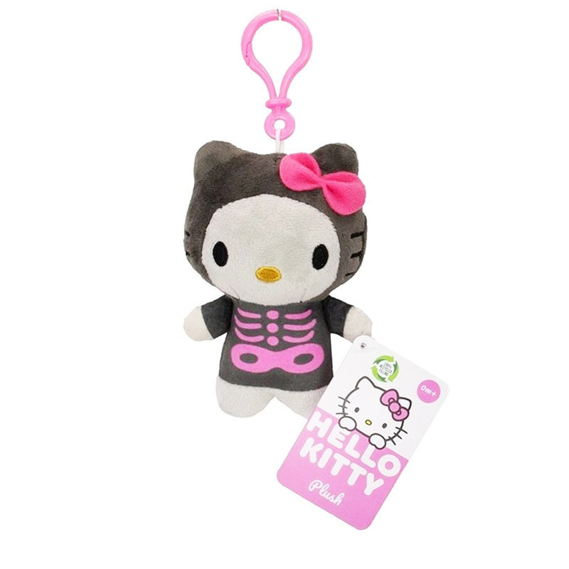 hello kitty skeleton plush