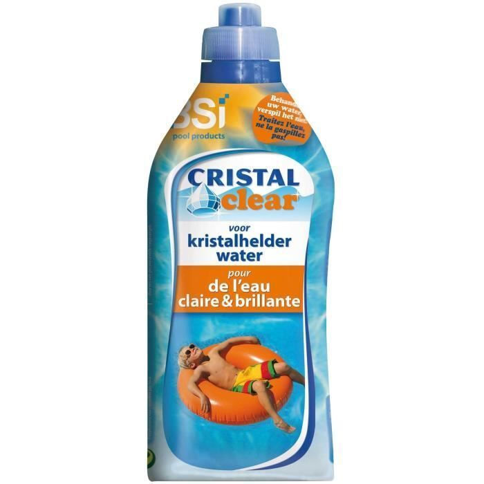 Bsi Cristal Clear Pool Cleaner 1 Liter Blue | Skroutz.gr