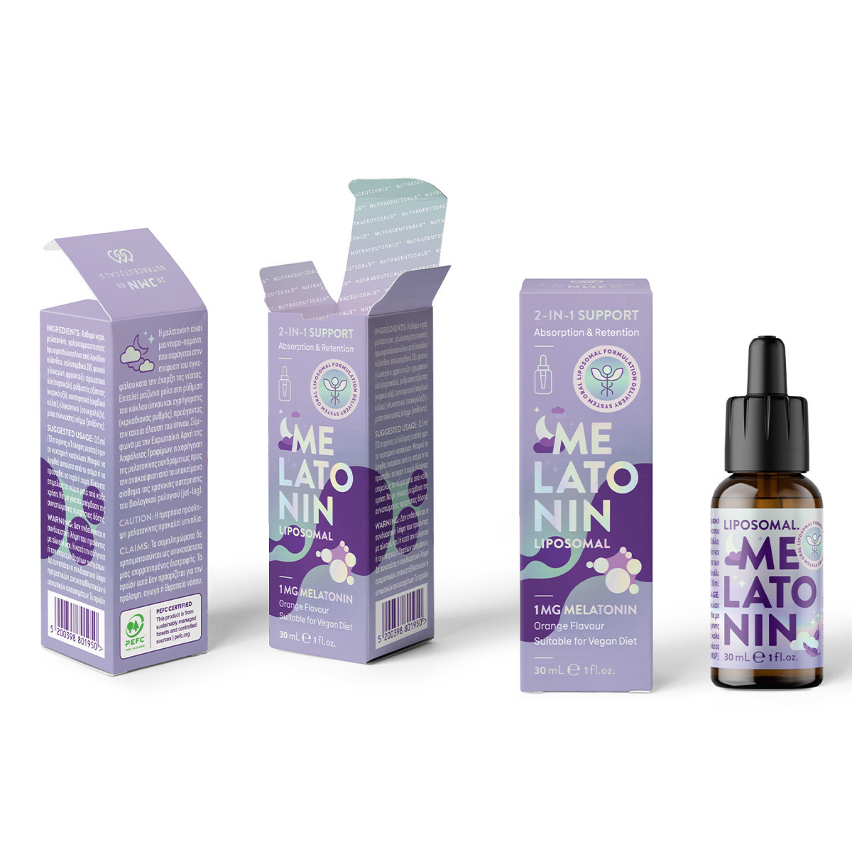 JMN Liposomal Melatonin 1mg Συμπλήρωμα για τον Ύπνο 30ml Πορτοκάλι | Skroutz.gr