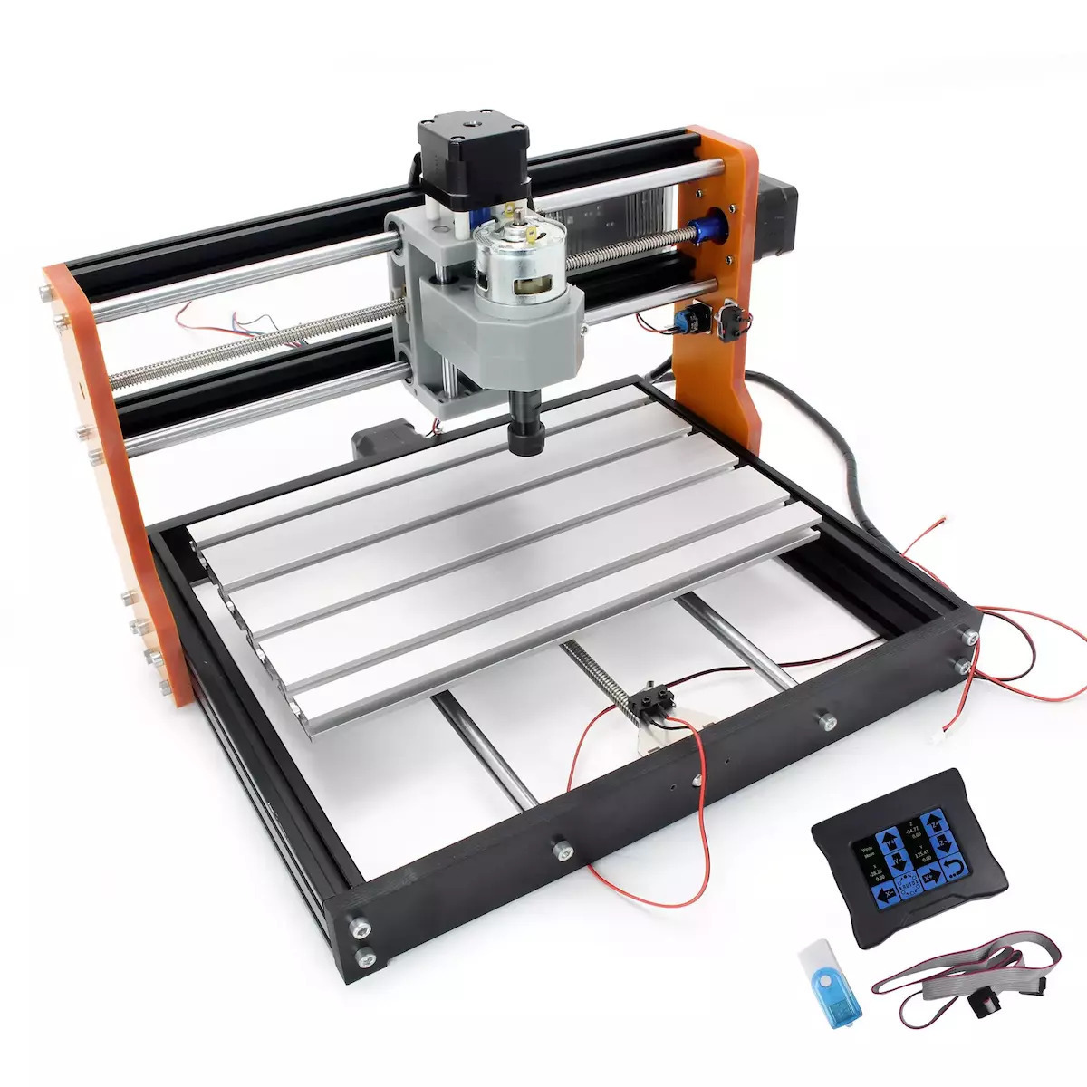 Cnc Router 3 Axis Control High-speed Spindle Add Touch Controller 15w ...