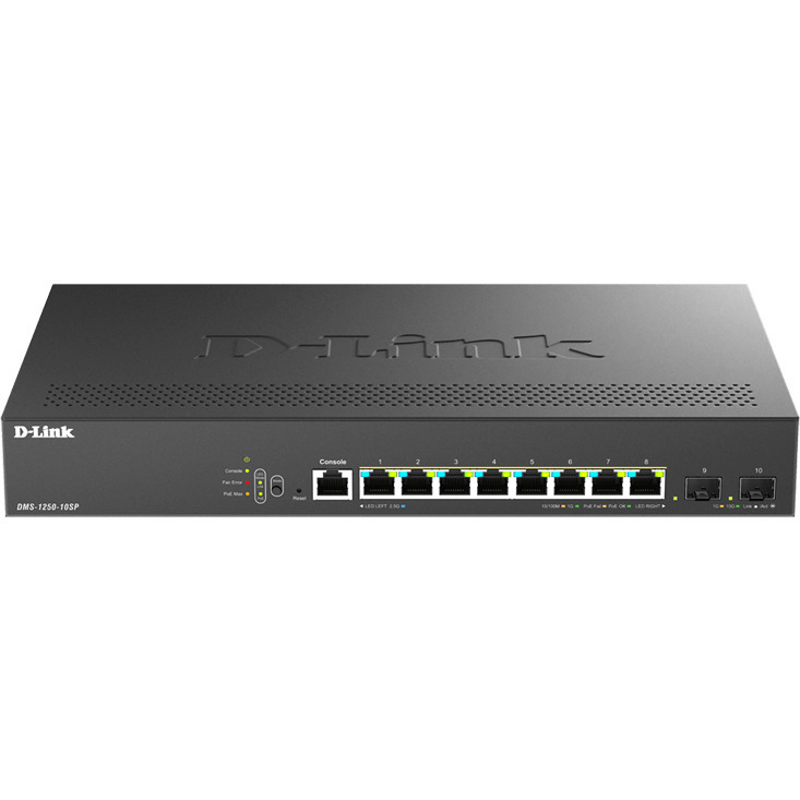 D-Link DMS-1250-12TP/E Managed L2 PoE Switch με 8 Θύρες Ethernet | Skroutz.gr