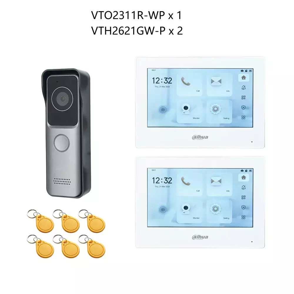 Dahua Ip Video Intercom System Hands-free Operation Inductive Card ...